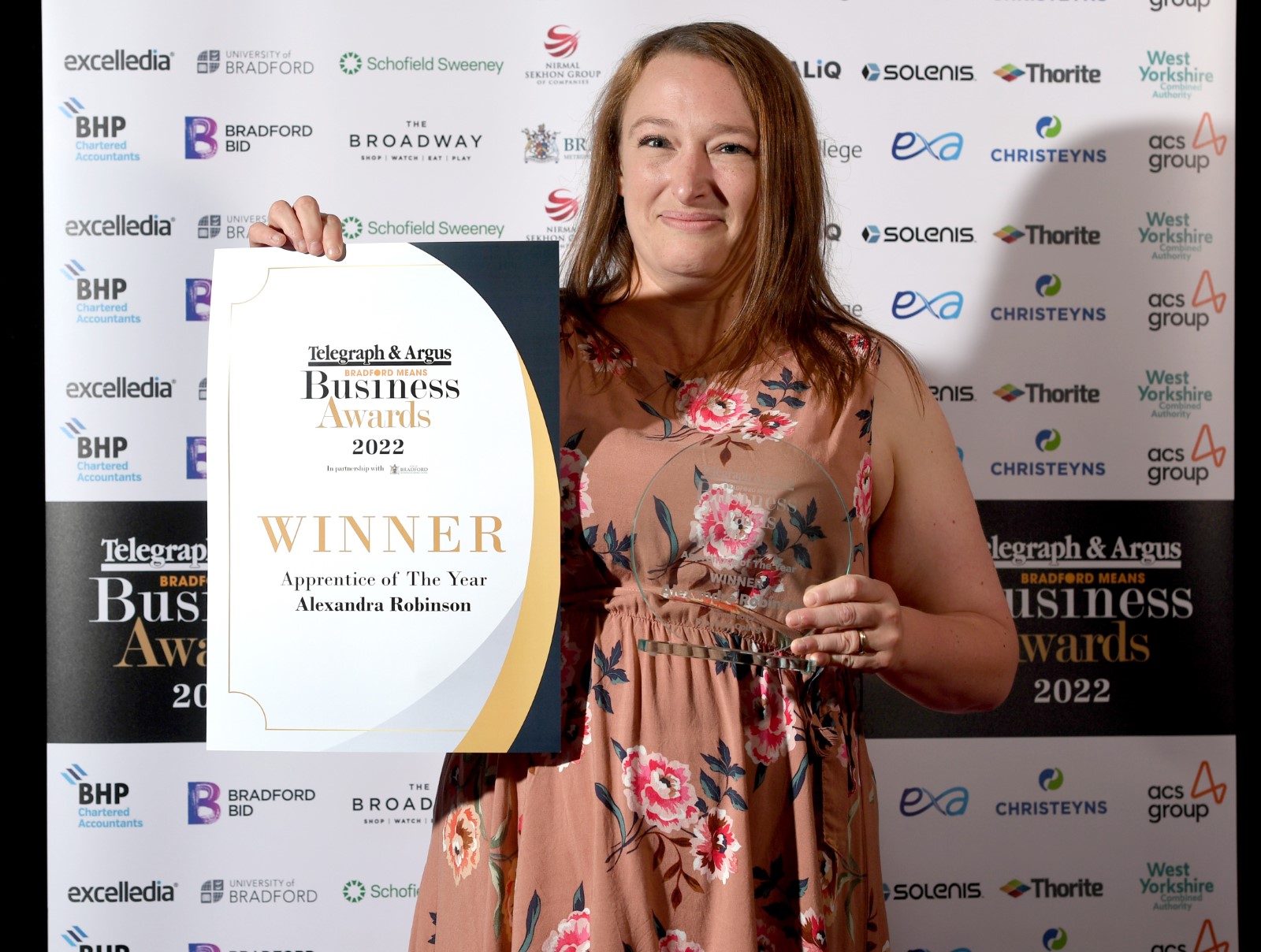 Bradford College Apprentice Scoops Top Local Business Award - Bradford College