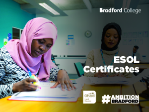 English for Speakers of Other Languages - Bradford College