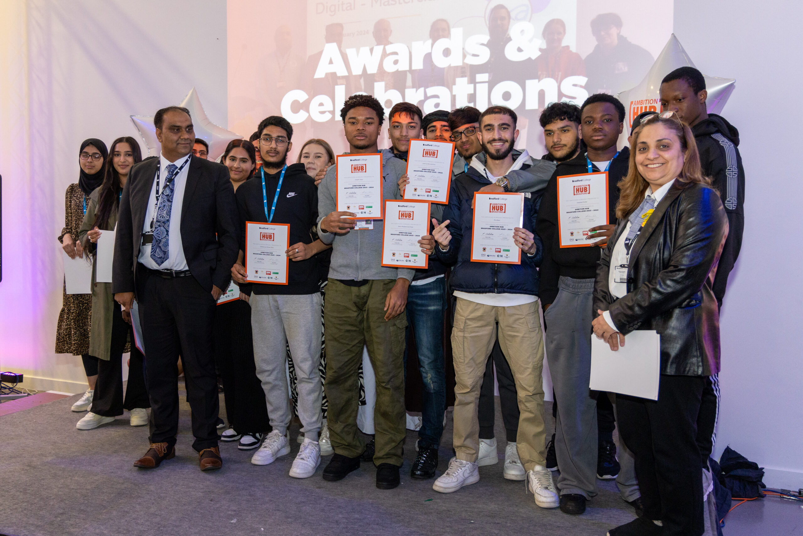 Ambition [HUB] Showcase end of year celebration at Bradford College ...